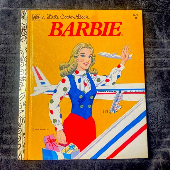 Little Golden Book | Other | Vintage Barbie Little Golden Book | Poshmark